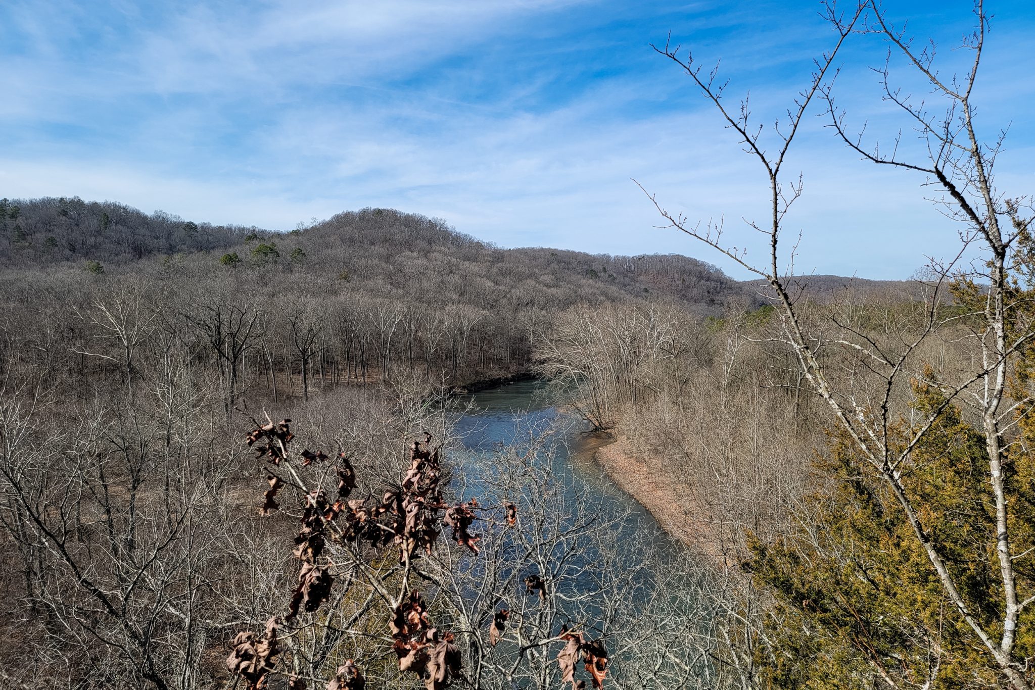 Eleven Point River, scenic overlook - Breakfast in America